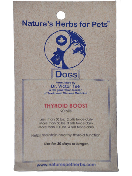 Thyroid Boost for Dogs, 90 ct, Natures Herbs for Pets – Pet Herbs Direct